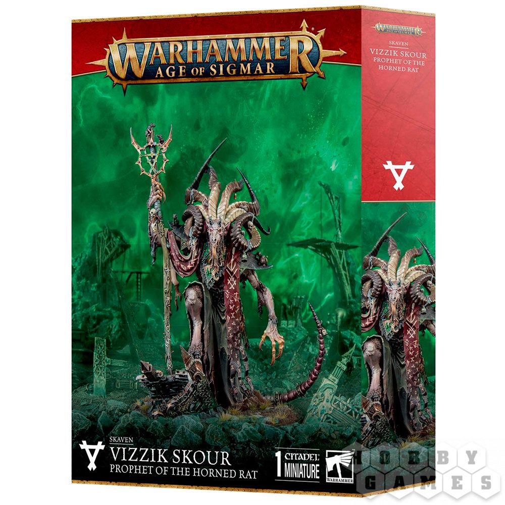 Skaven: Vizzik Scour Prophet Horned Rat | Купить настольную игру в ...