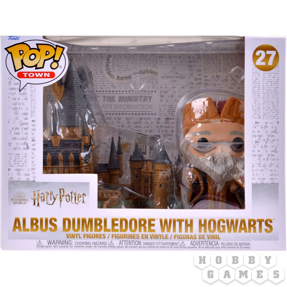 Фигурка Funko POP! Town. Harry Potter: Albus Dumbledore with Hogwarts