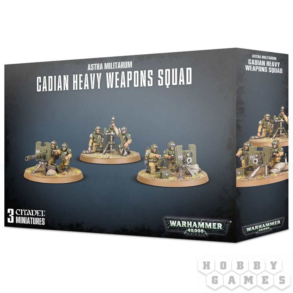 Astra Militarum Cadian Heavy Weapon Squad