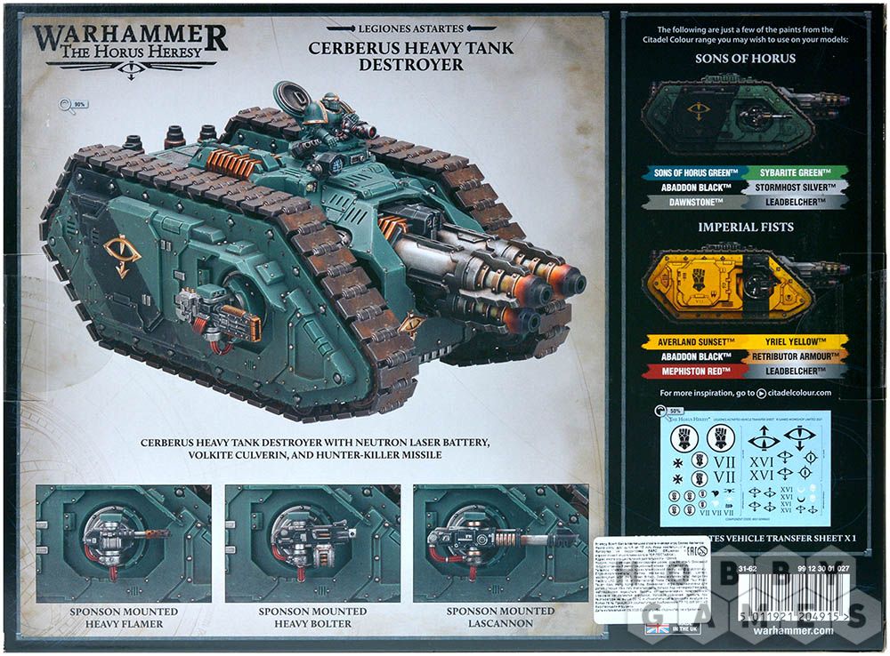 Legiones Astartes: Cerberus Heavy Tank Destroyer