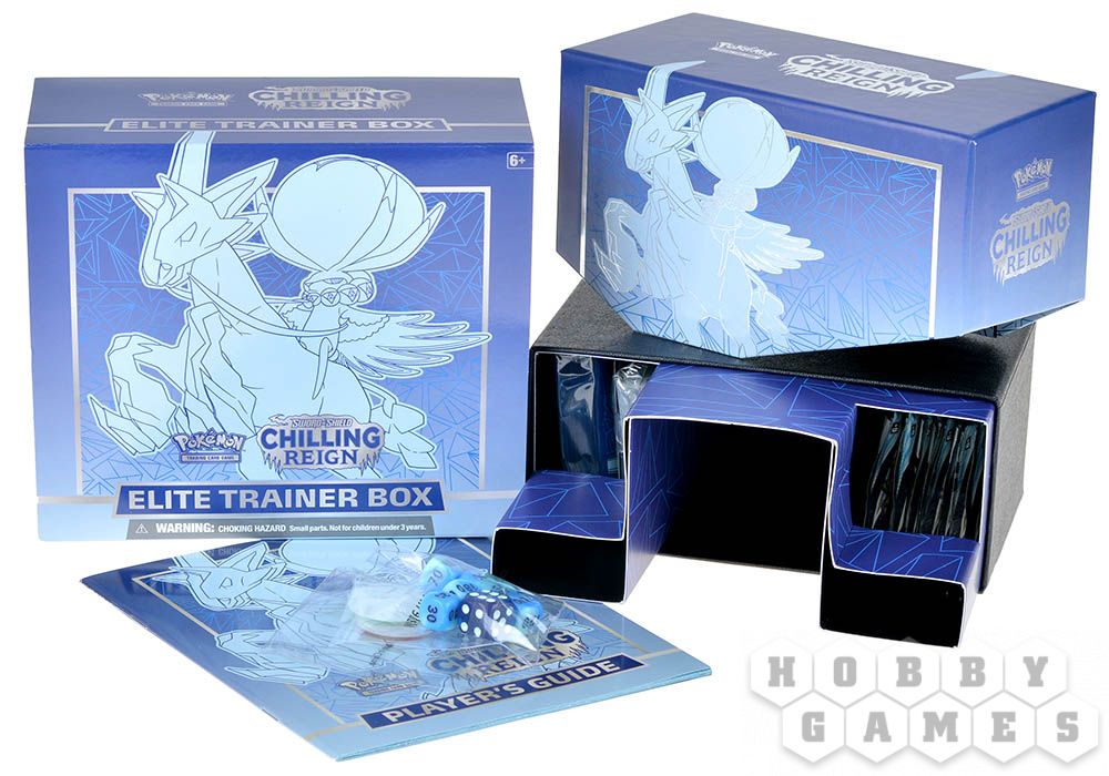 Pokemon TCG. Sword and Shield: Chilling Reign Elite Trainer Box
