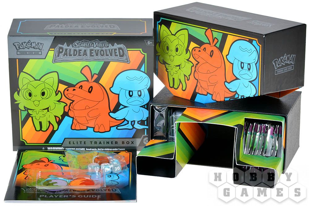 Pokemon TCG. Scarlet and Violet: Paldea Evolved Elite Trainer Box