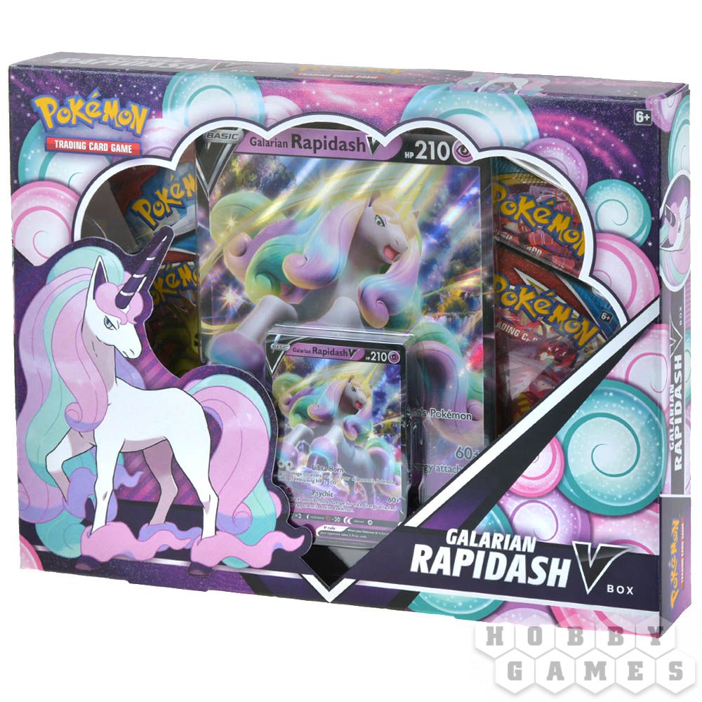 Pokemon TCG: Galarian Rapidash V Box | Купить настольную игру в ...