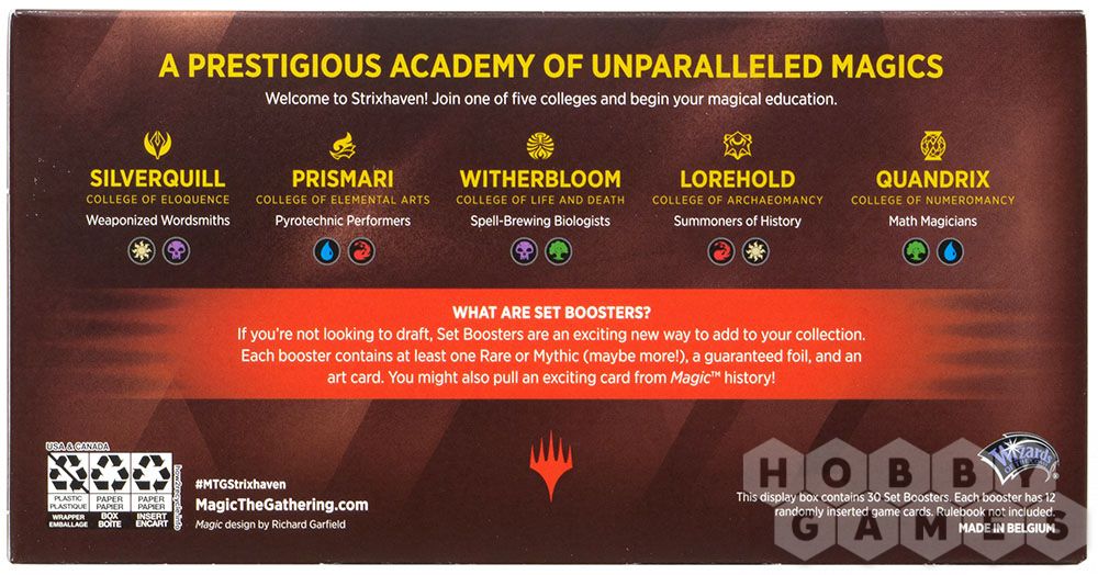 MTG. Strixhaven. Set Booster Display | Купить настольную игру в ...