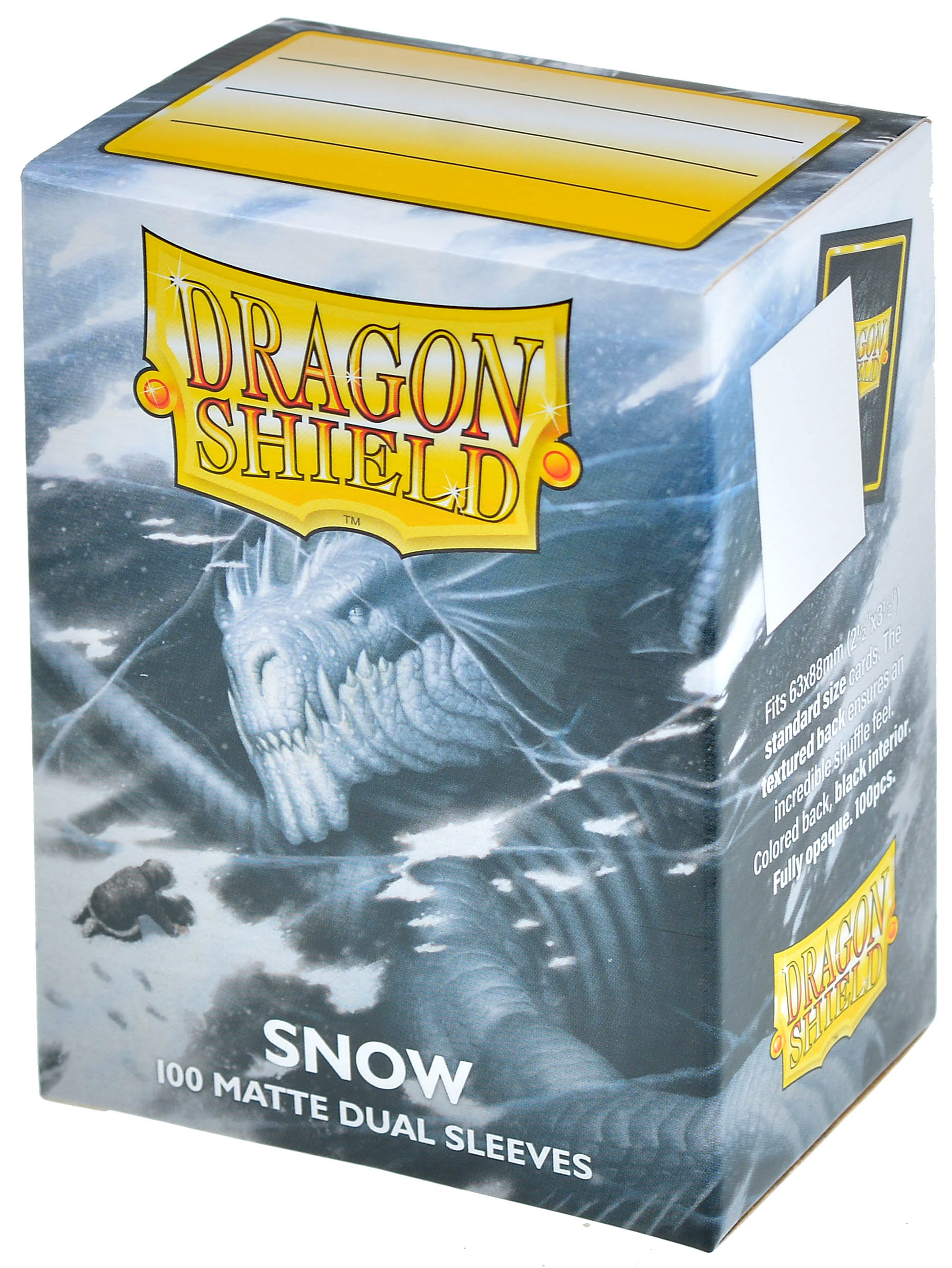 Протекторы Dragon Shield Snow (100 шт., 63x88 мм) | Купить настольную ...